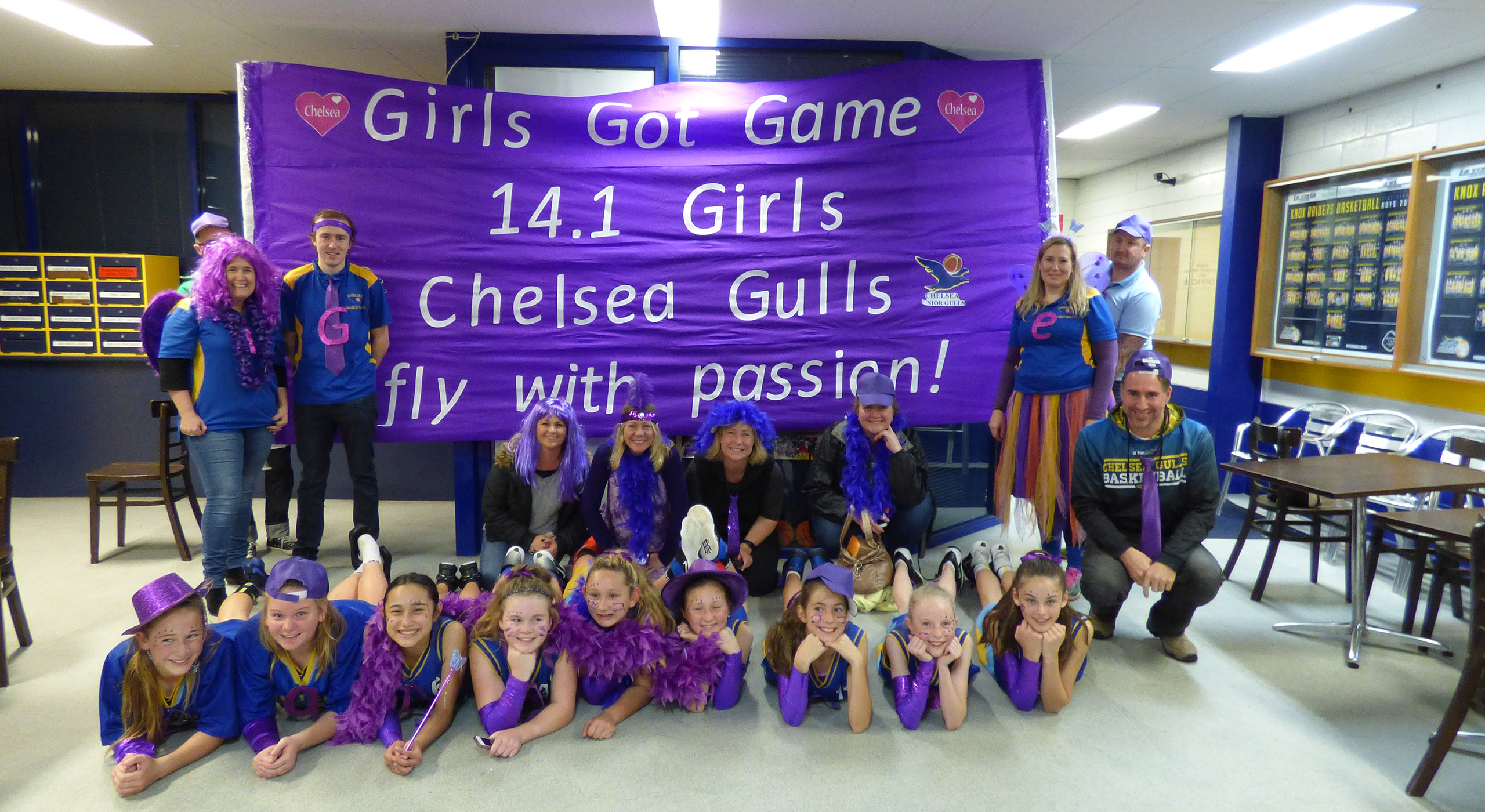 Chelsea Gulls win Girls Got Game Round competition
